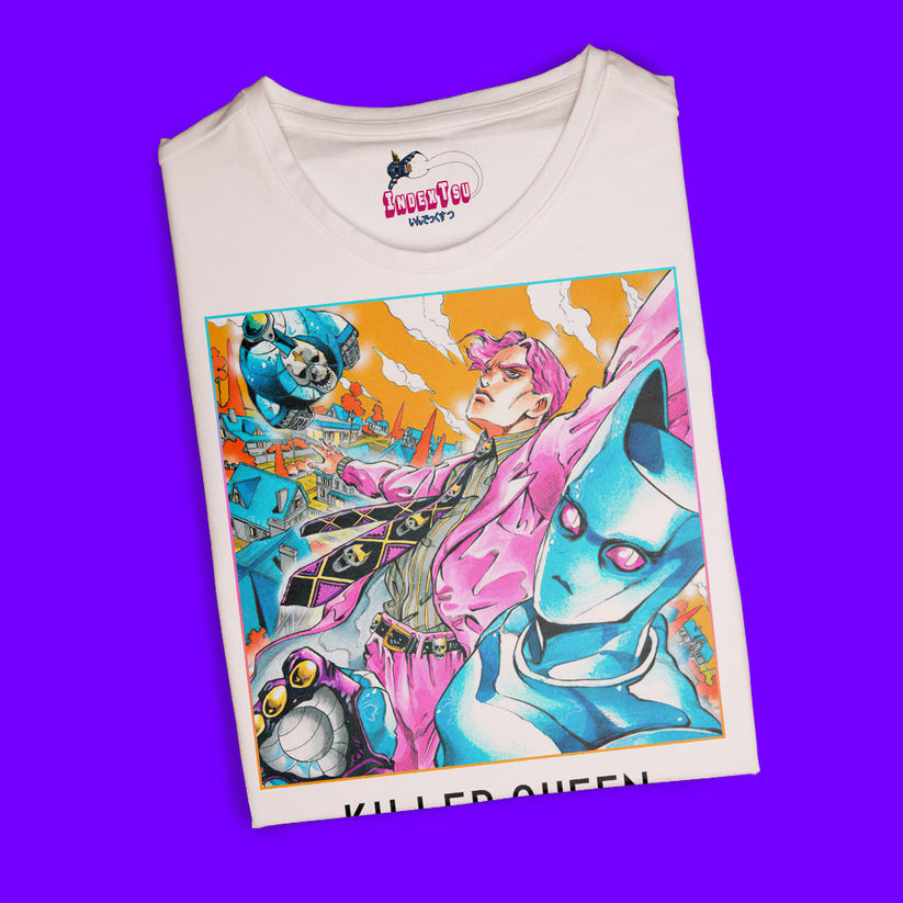 Playera IndexTsu Kuro Jojo's Bizarre Adventure Killer Queen Color